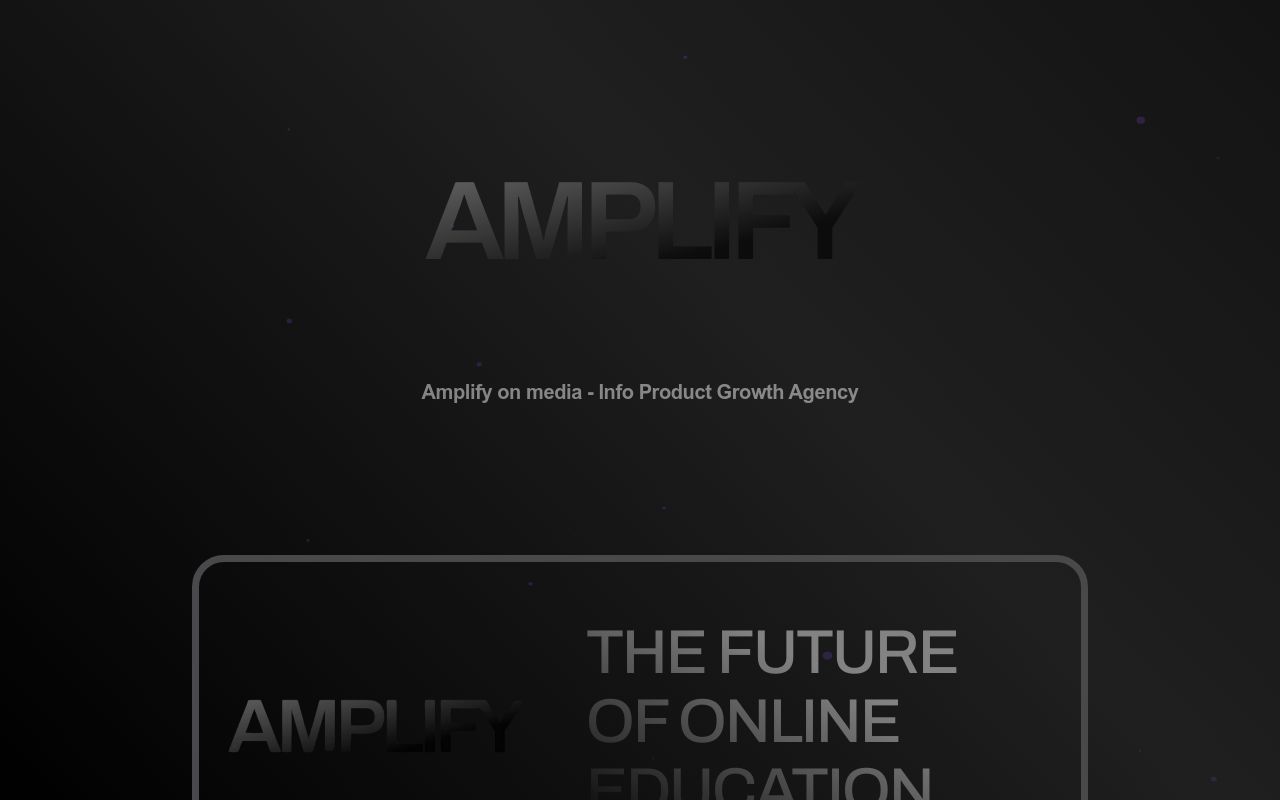 Amplify. onmedia-access